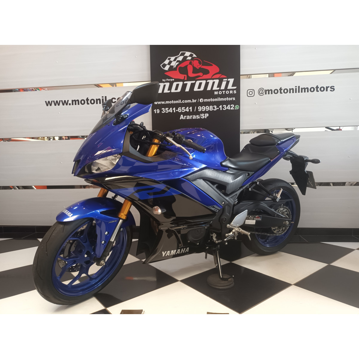 YAMAHA YZF R3 ABS AZUL 2020